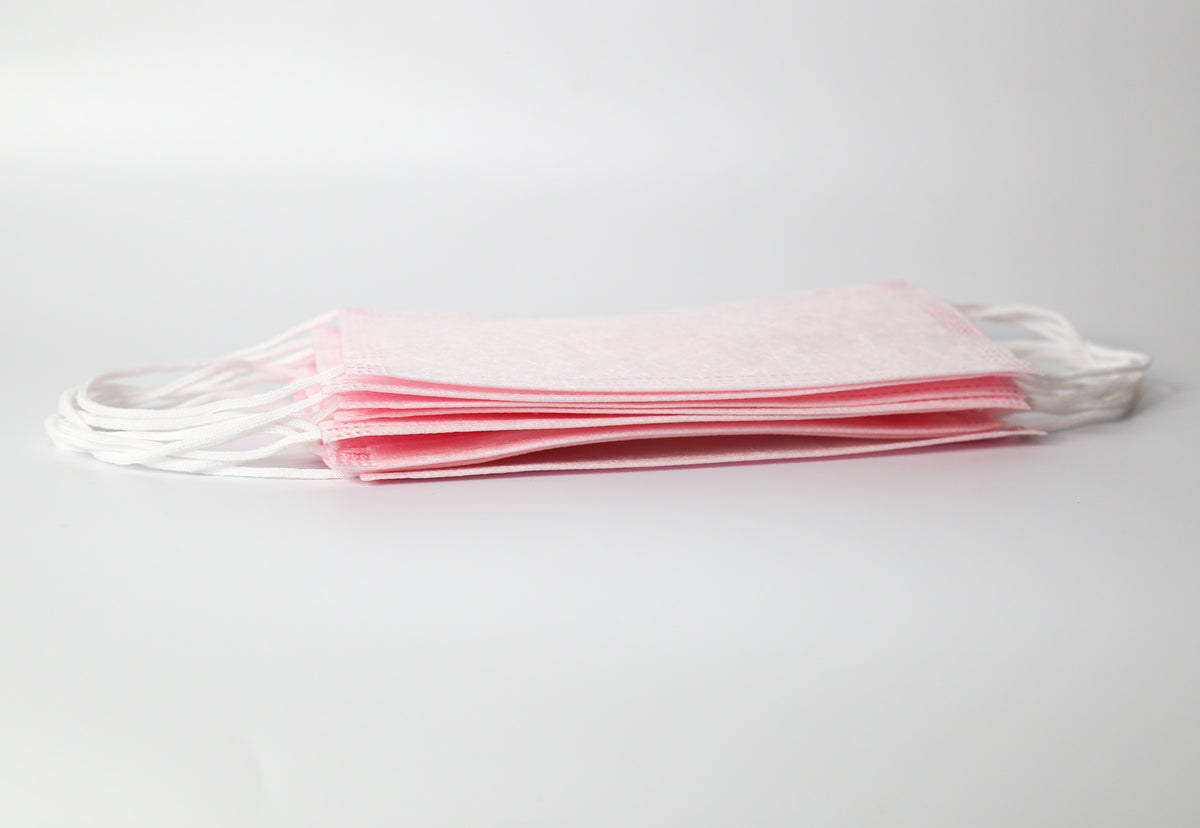 Pink disposable masks Pack of 50 – Fabulash Professional